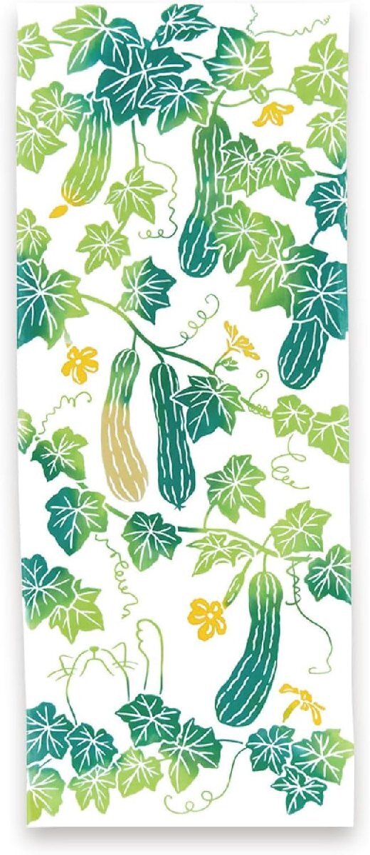 Yahoo!オークション - 宮本 kenema てぬぐい 葉陰で休息 約90×35cm 綿...