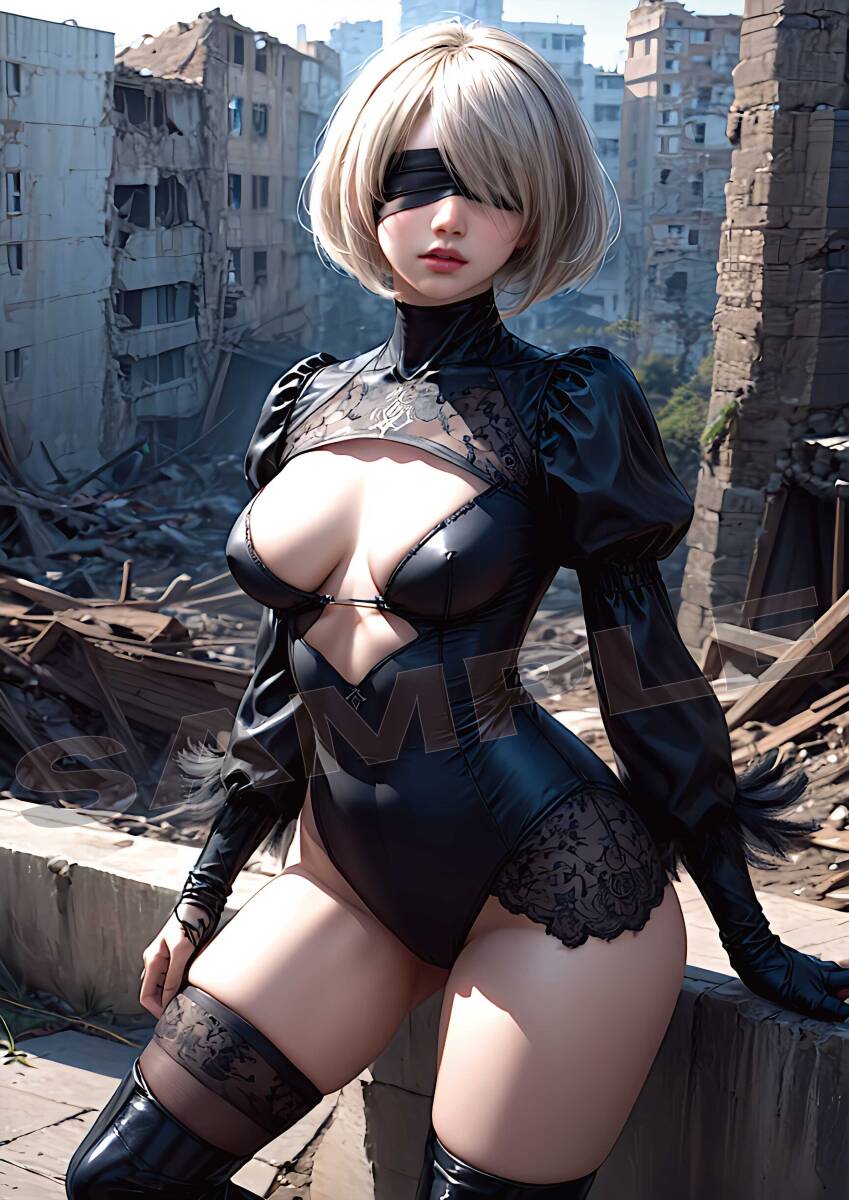 Yahoo!オークション - ATKK554 2B ヨルハ二号B型 NieR Automata A4 ア...