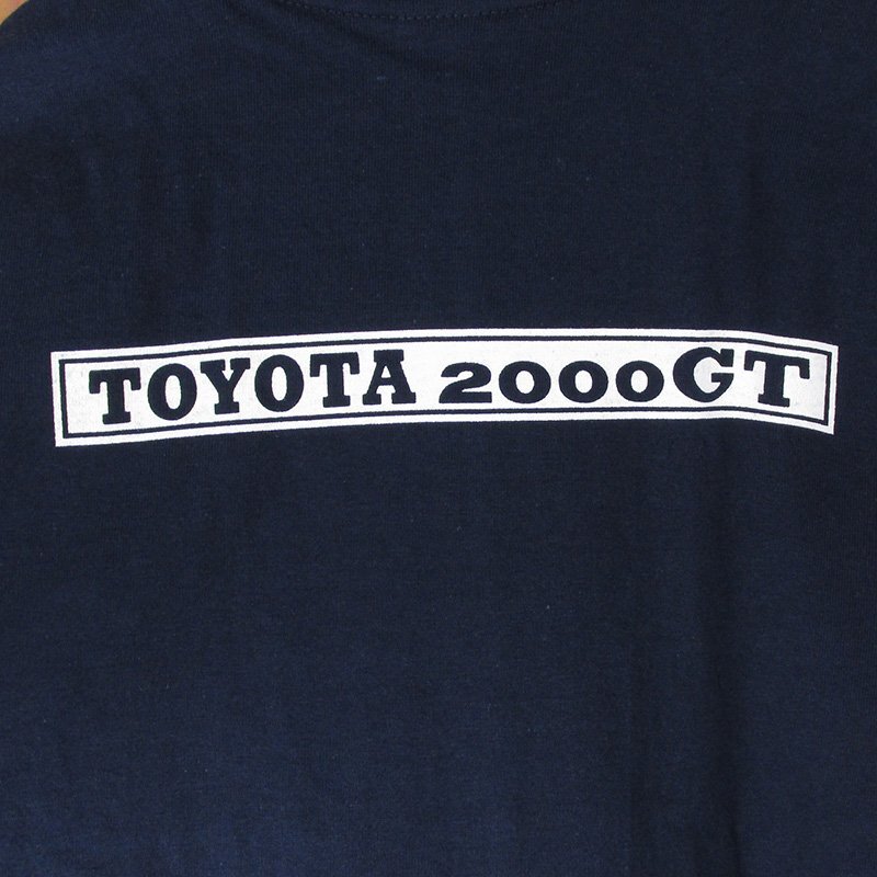 Yahoo!オークション - ST10547 TOYOTA トヨタ 2000GT Tシャツ ネイビー...
