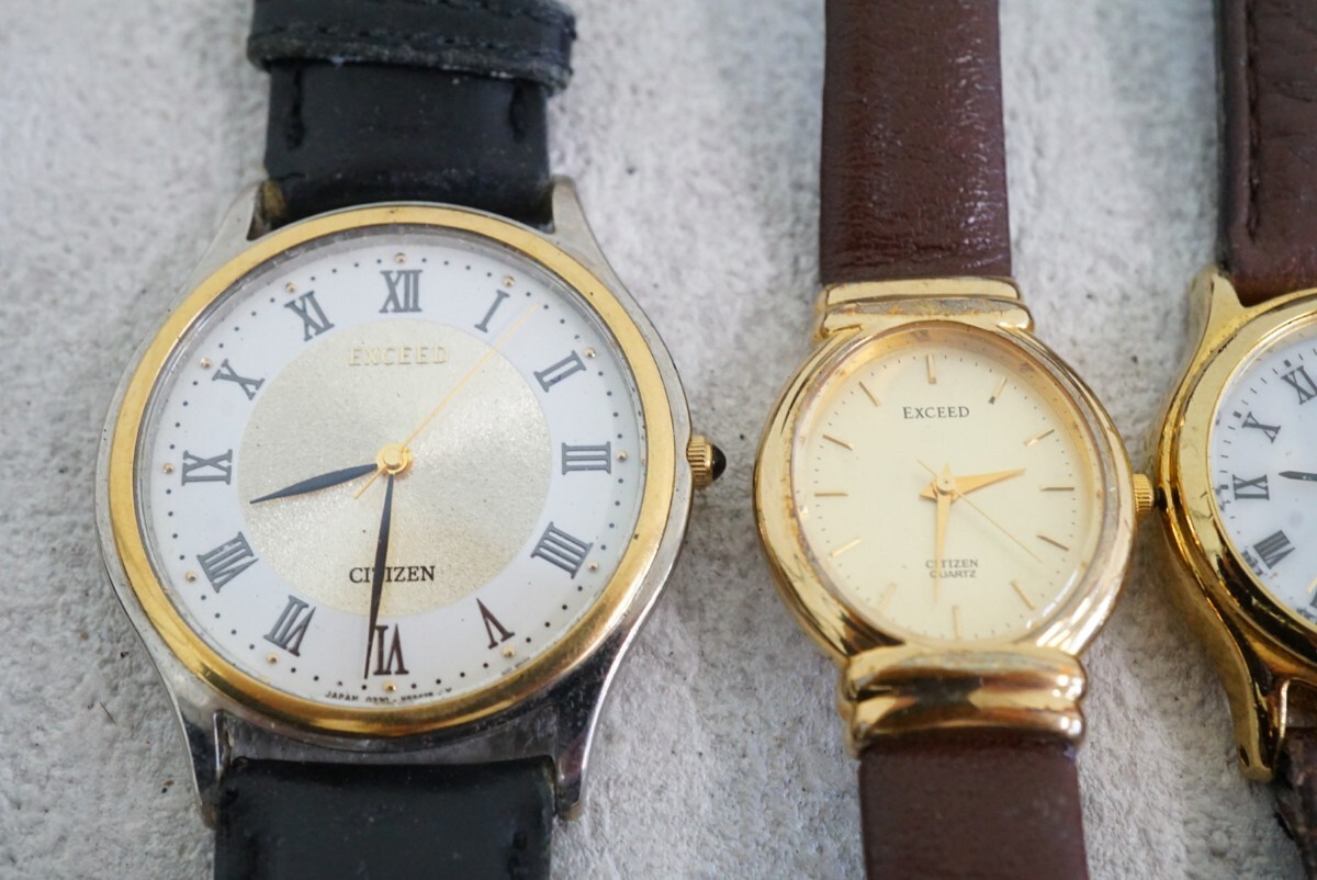 Yahoo!オークション - F728 CITIZEN/シチズン EXCEED/エクシード 腕時...