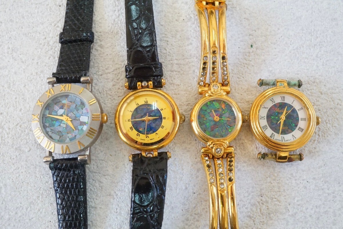 Yahoo!オークション - F1121 モザイクオパール opal 文字盤 フェイス ...