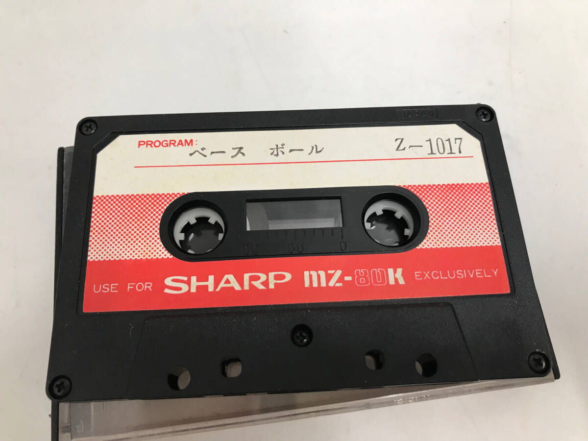 Yahoo!オークション - ジャンク品 SHARP シャープ MZ-80K ゲームソフ...