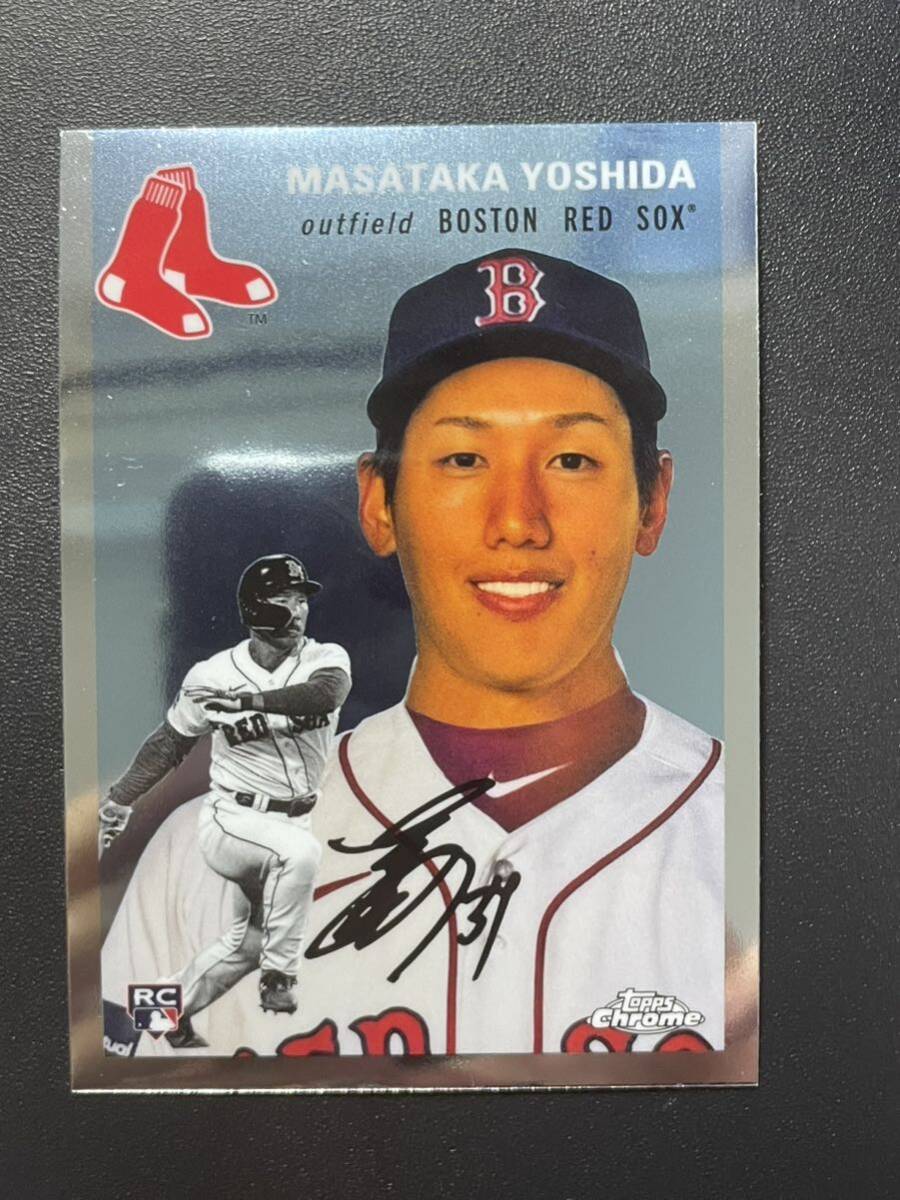 吉田正尚2023 Topps Chrome Platinum Base Rookie Cardプリントサイン入り MLBカード Masataka Yoshida(Topps)｜売買された ...