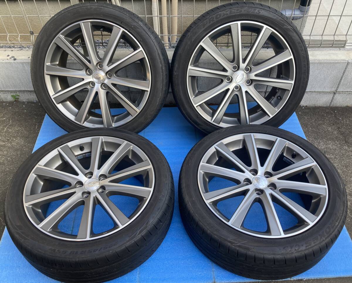 Yahoo!オークション - 【美品】スバル BM BR レガシィ純正 18インチホ...