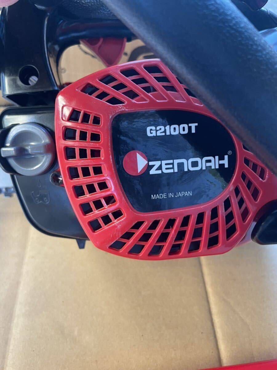 Yahoo!オークション - 1円スタート ゼノア チェーンソー G2100T 10イン...