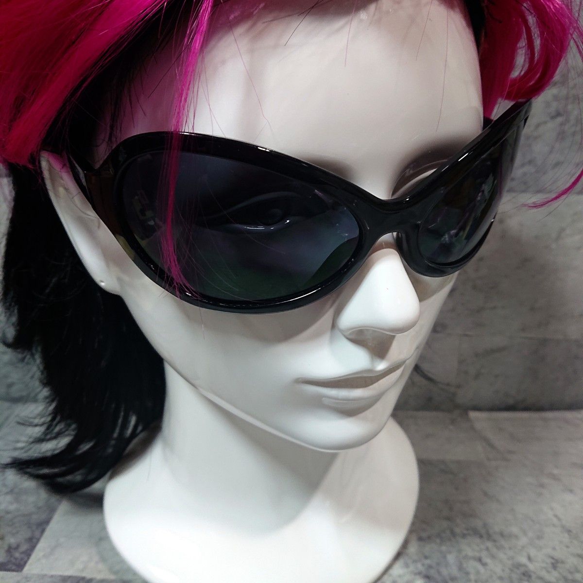 X-JAPAN hide コスプレ用 サングラス ビッグフレーム ブラック X-JAPAN hide コスプレ用 サングラス ビッグフレーム ブラック
