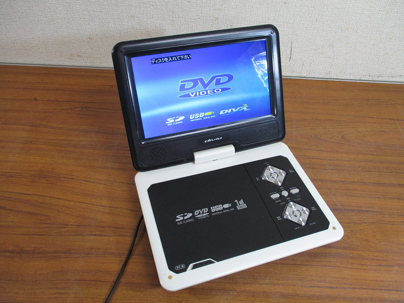 Yahoo!オークション - 【Y10/K】KAIHOU カイホウ 9インチポータブルDVD...