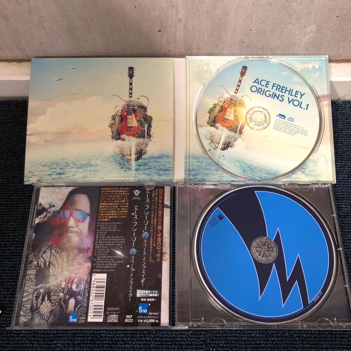 Yahoo!オークション - 【に.ec】CD ACE FREHLEY 2枚 まとめて ディスク...