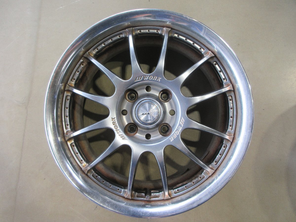 Yahoo!オークション - (R06/05/08) 17インチ 社外アルミホイール / ワ...