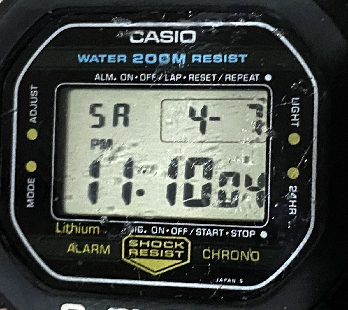 Yahoo!オークション - CASIO G-SHOCK DW-5200c 初期型 ジャンク品