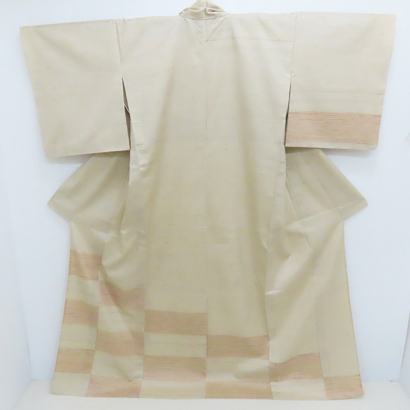 Yahoo!オークション - Club藤 単衣 ぜんまい糸織り 段織紋 訪問着 御仕...