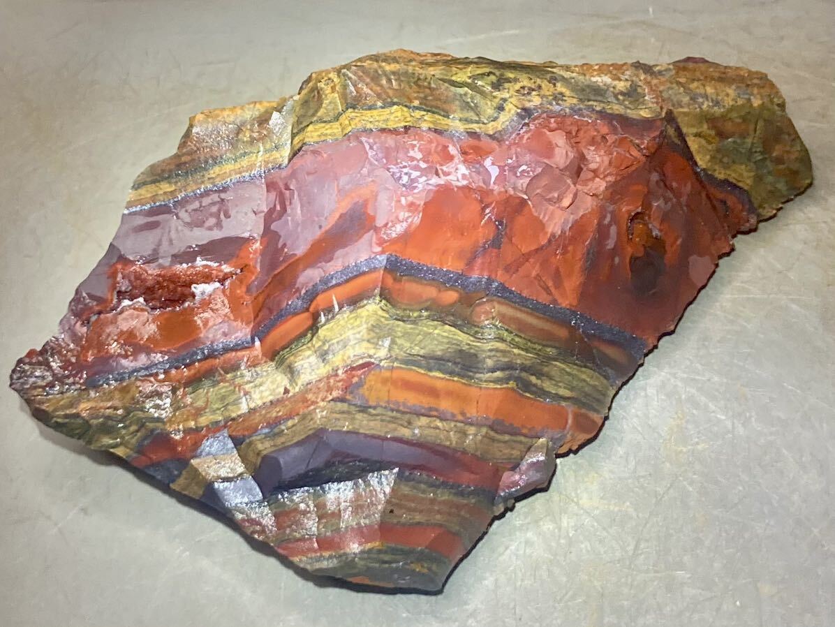 Yahoo!オークション - アフリカ産天然アイアンタイガーアイ原石455g綺...