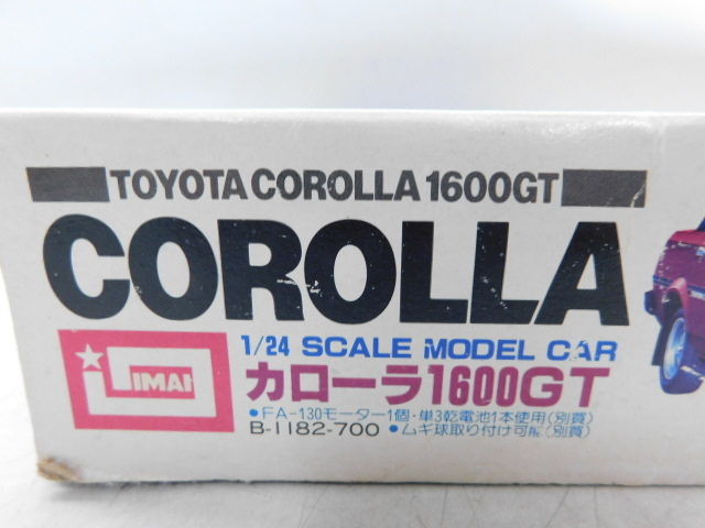 Yahoo!オークション - 月0228 イマイ トヨタ カローラ 1600GT 4ドアセ...