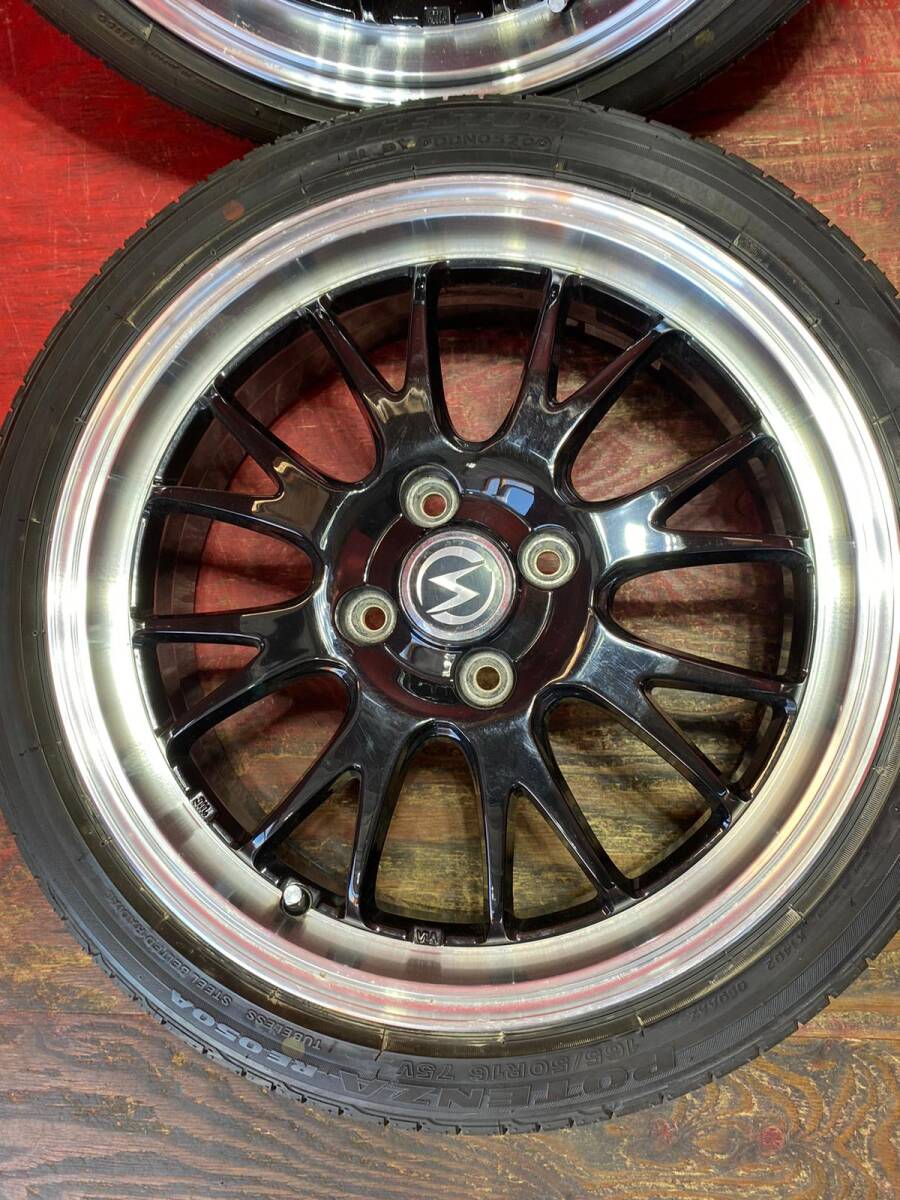 Yahoo!オークション - 165/50/R16 75V BRIDGESTONE POTENZA RE 050A 製...