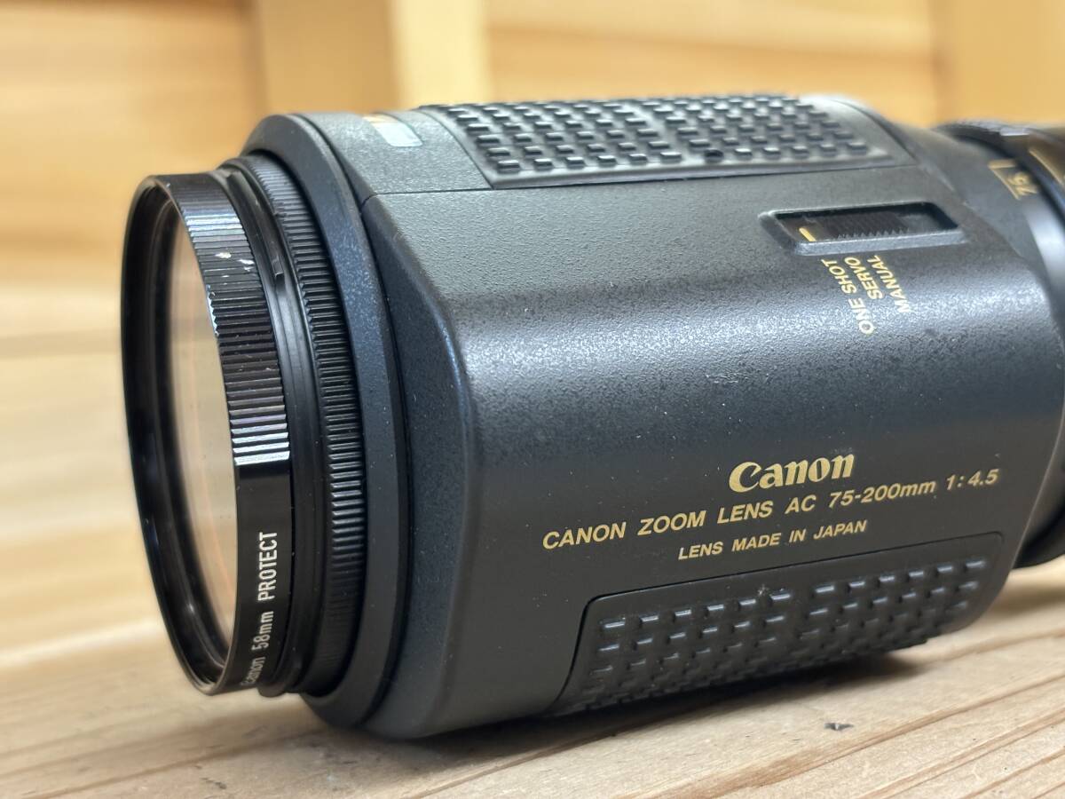 Yahoo!オークション - CANON ZOOM LENS AC 75-200mm 1 4.5
