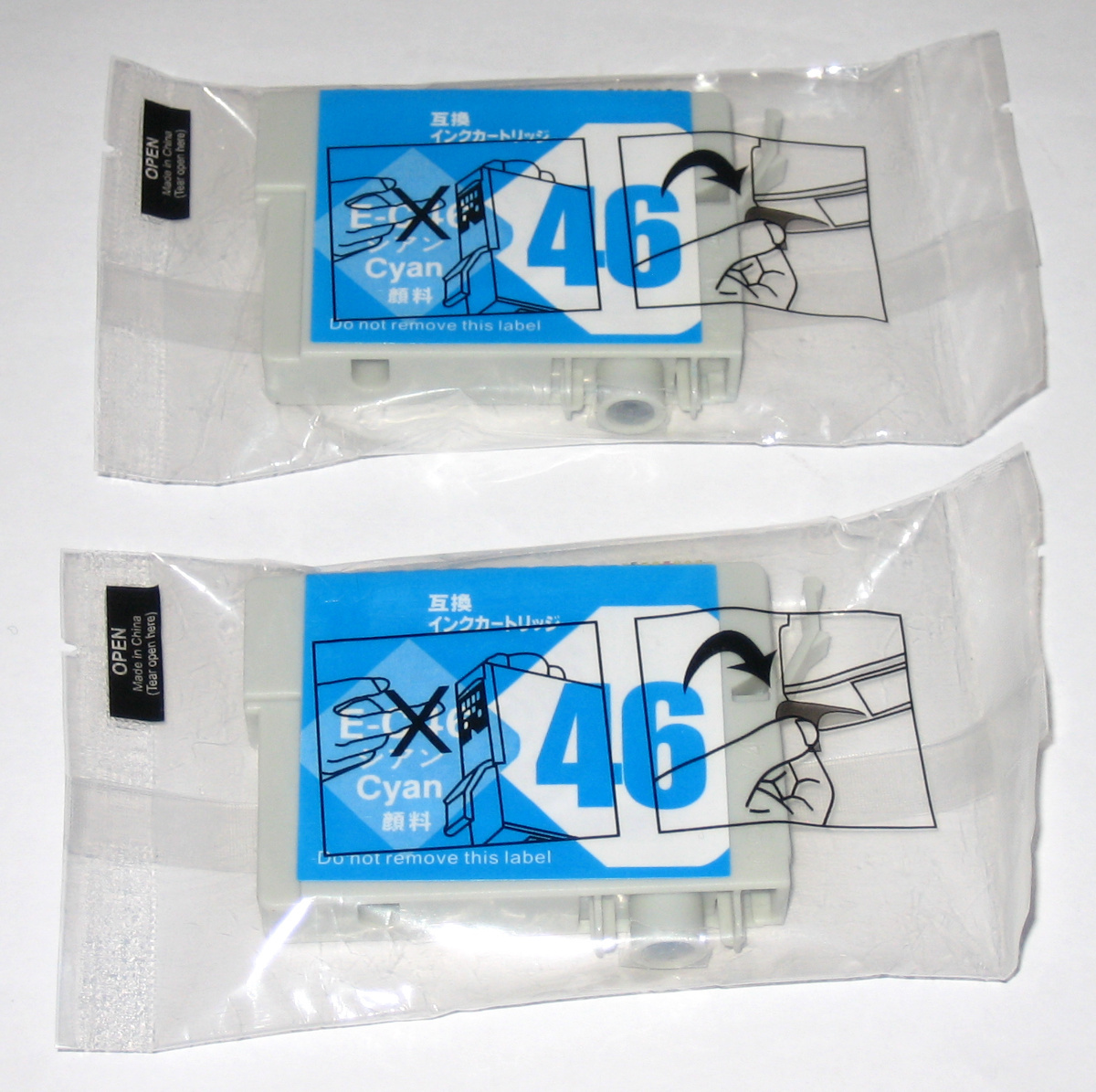 Yahoo!オークション - エプソンICC46互換 顔料インクカートリッジ (シ...