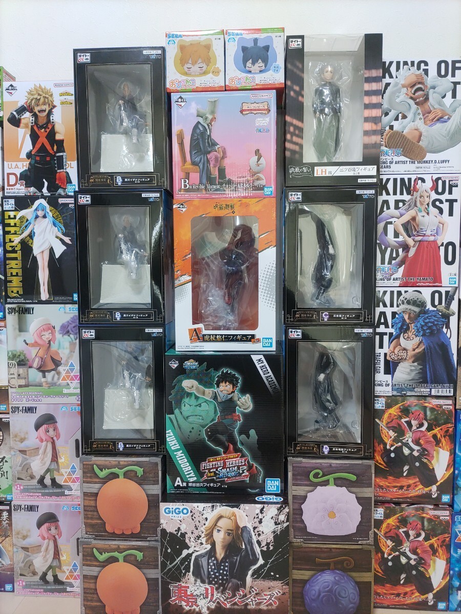 未開封 大量 まとめ売り ジャンプ系 ワンピース 一番くじ ヒロアカ 鬼滅の刃 スパイファミリー 東リベ 呪術廻戦 ナルト 新品 のヤフオク落札情報