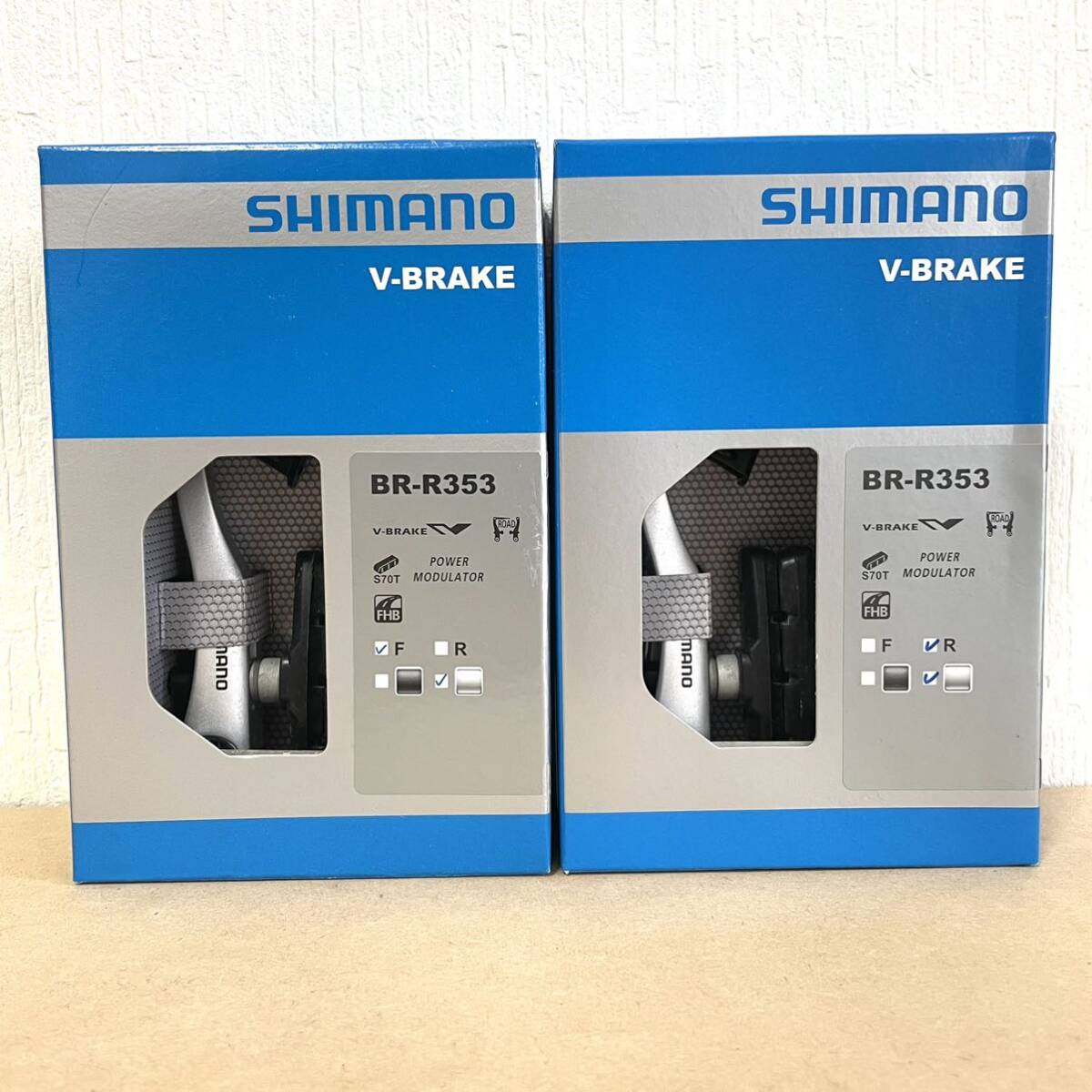 Yahoo!オークション - セール シマノコンパクト Vブレーキ BR-R353 前...