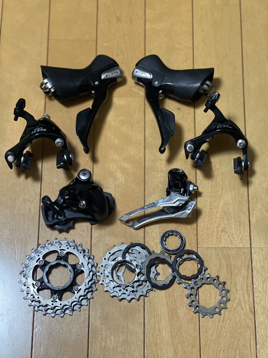 Yahoo!オークション - 105 2×11S コンポーネント ST FD RD BR CS 5800 ...