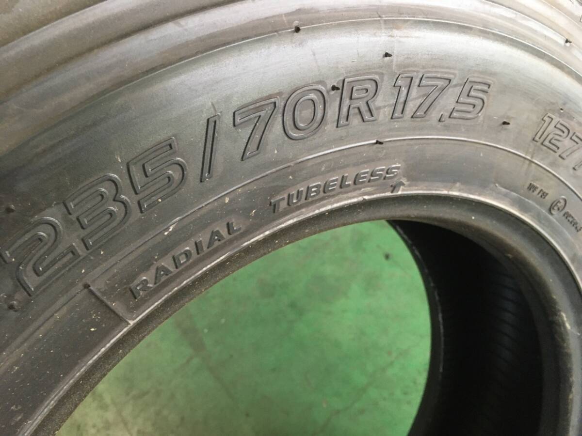 Yahoo!オークション - To235B6-4-5 235/70R17.5 中古6本セット トーヨ...