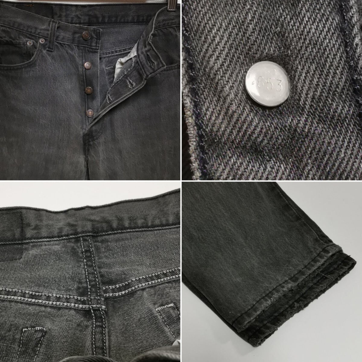 即決 W29 L30 90s リーバイス Levi's 501 ブラック デニム 即決 W29 L30 90s リーバイス Levi's 501 ブラック デニム