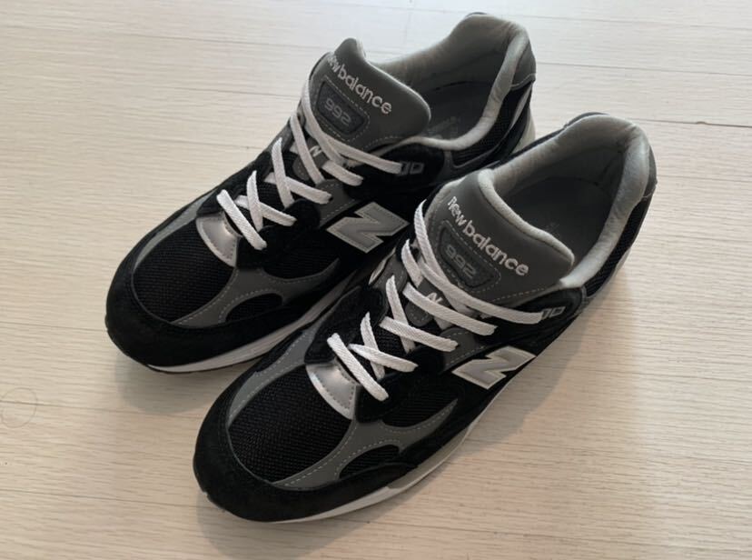 Yahoo!オークション - 28 new balance m992 eb black 992 28cm mr993 b...