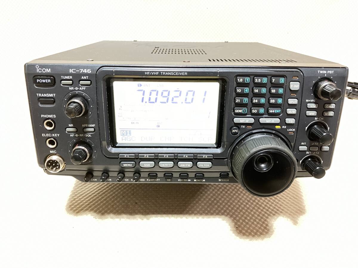 Yahoo!オークション - ICOM IC-746 HF +50 144MHz（50W） 100Wトランシ...