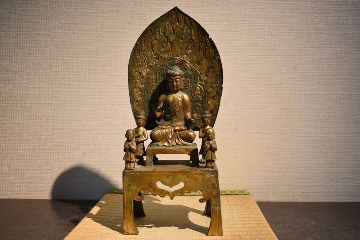 Yahoo!オークション - 【GE】Y800【コレクター所蔵品】時代 高麗鍍金仏...