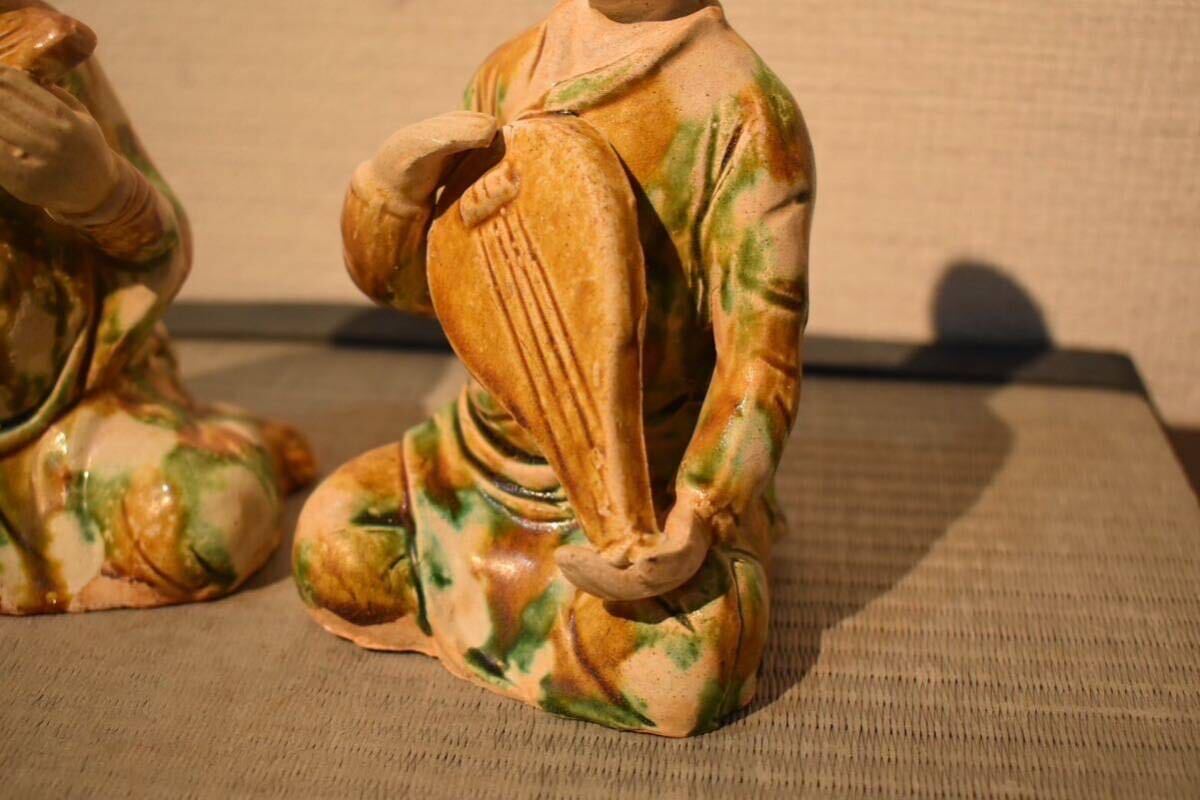 Yahoo!オークション - 【GE】E478【コレクター所蔵品】時代 唐三彩楽器...