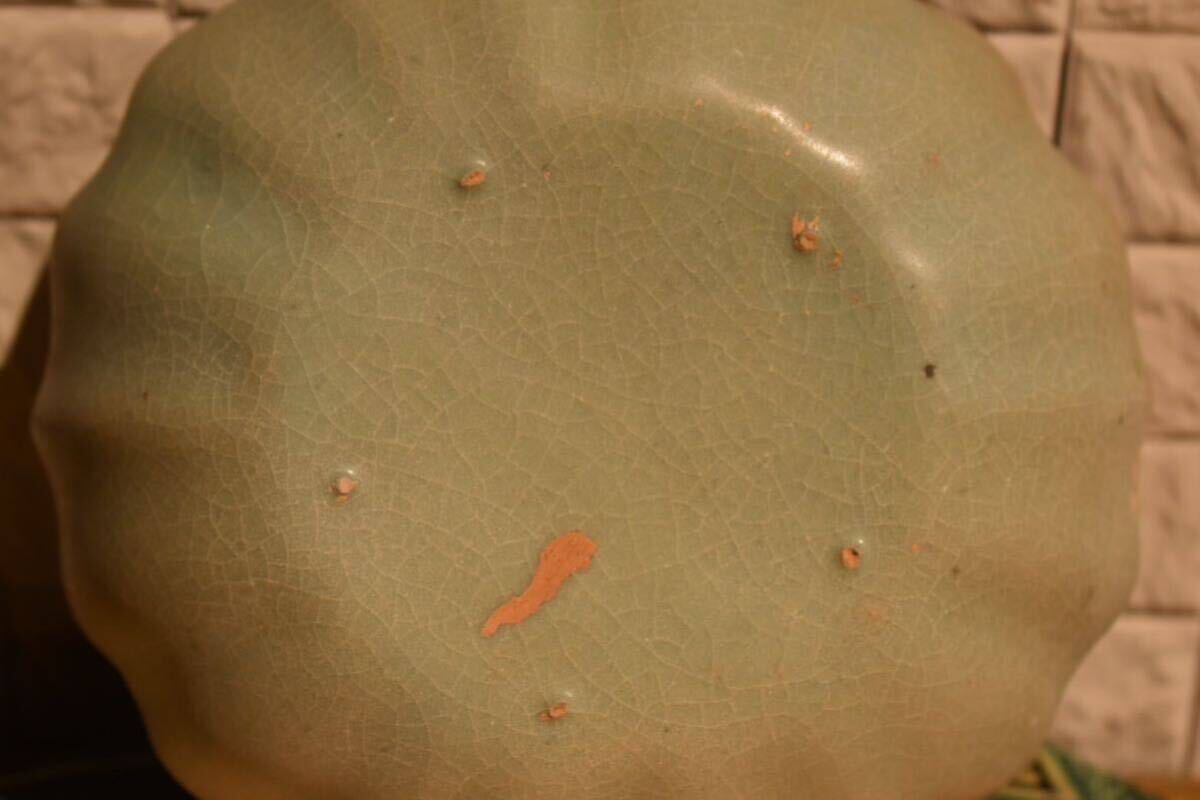 日本代購代標第一品牌【樂淘letao】－【GE】R462【コレクター所蔵品】時代 青磁皿 /中国古玩 中国美術 骨董品 時代品 美術品 古美術品