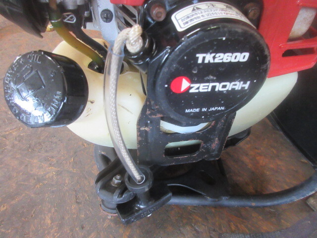 Yahoo!オークション - 【5】26 草刈機 背負い式草刈機 ゼノア TK2600EZ...