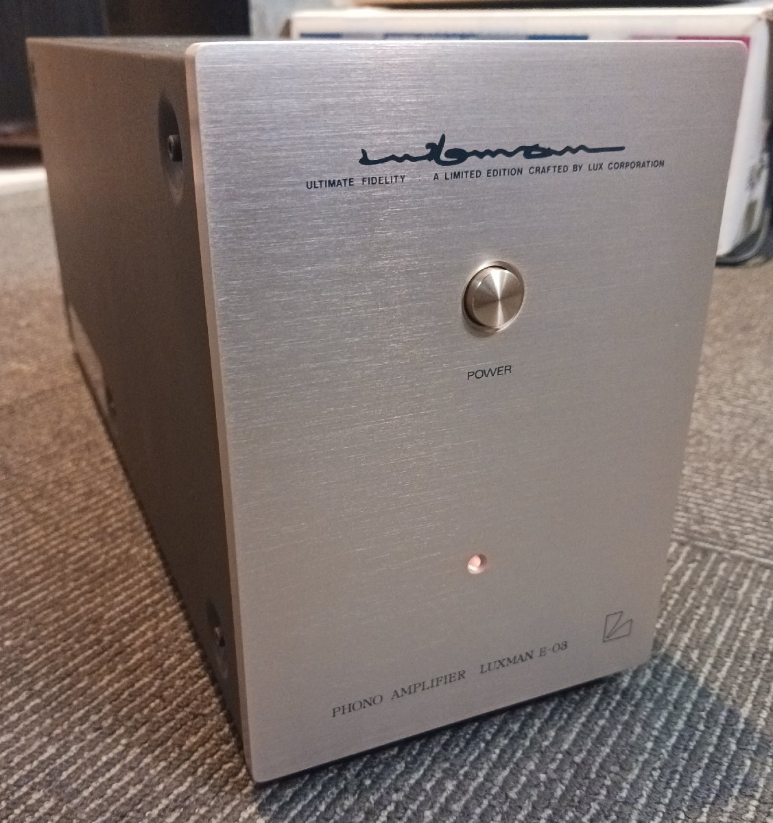 Yahoo!オークション - LUXMAN E-03 PHONO AMPLIFIER 音出し確認済み 元...