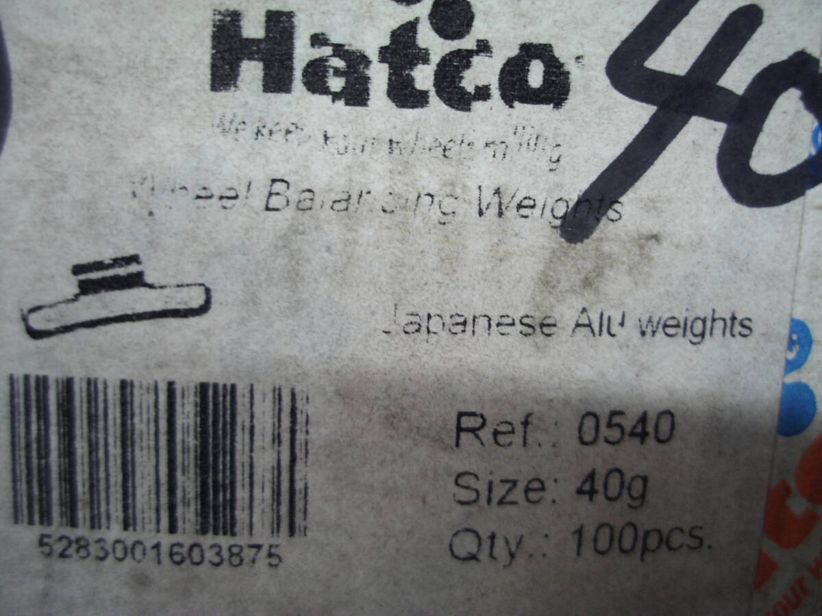 Yahoo!オークション - Hatco 打ち込みウエイト アルミホイール用 Japan...