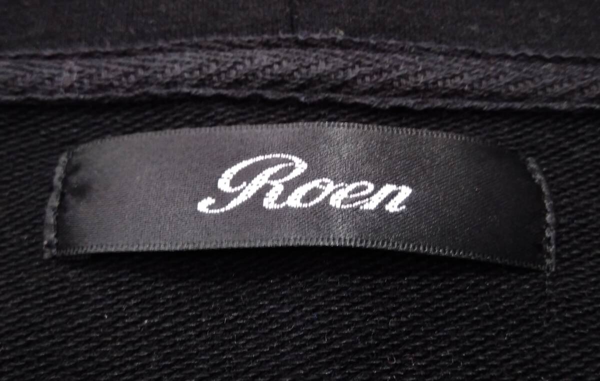 Yahoo!オークション - ROEN ロエン ジップアップ パーカー メンズ M 黒...