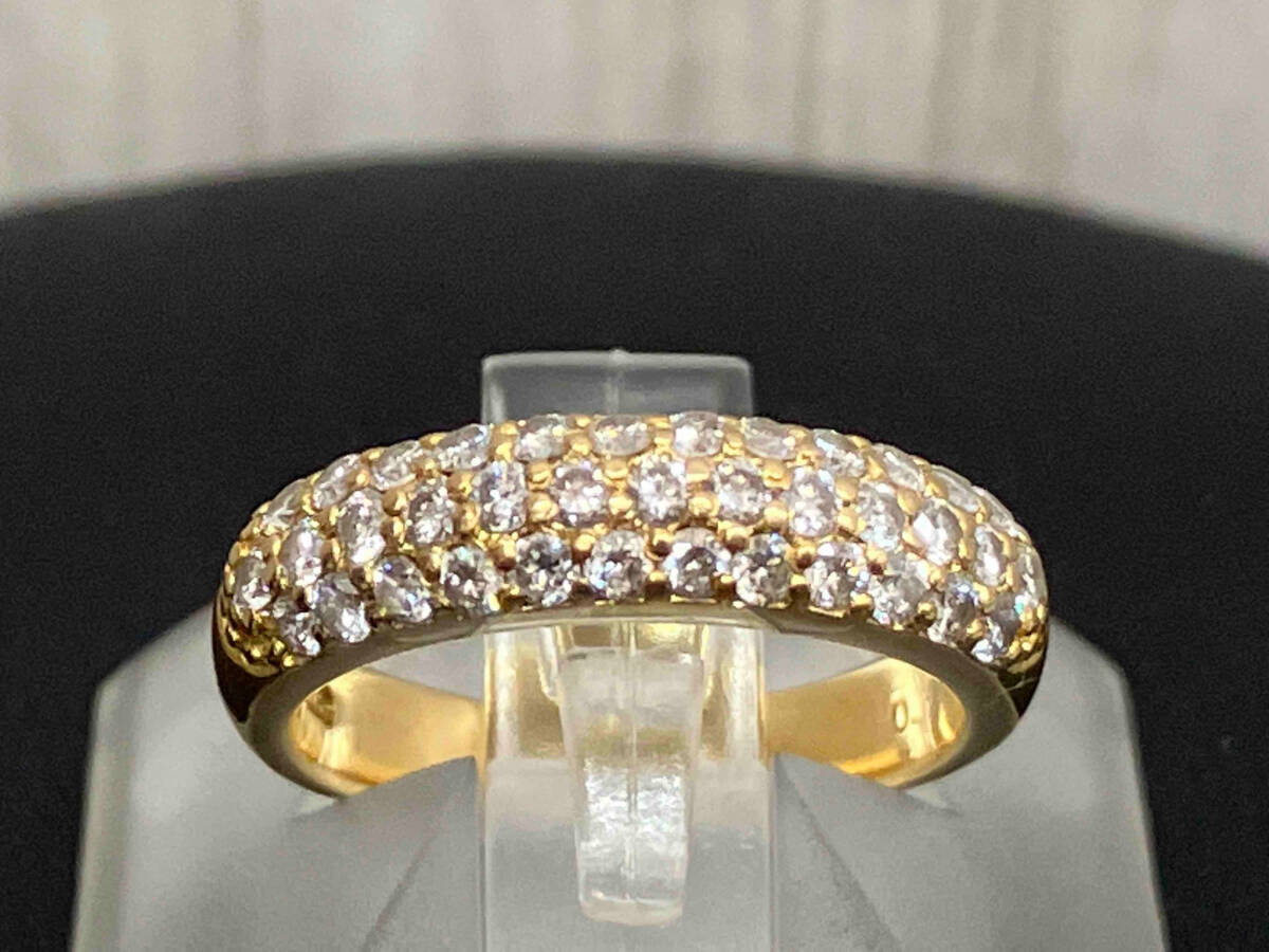 Yahoo!オークション - デザインリング K18 ダイヤ0.4ct 2号 約2.9g
