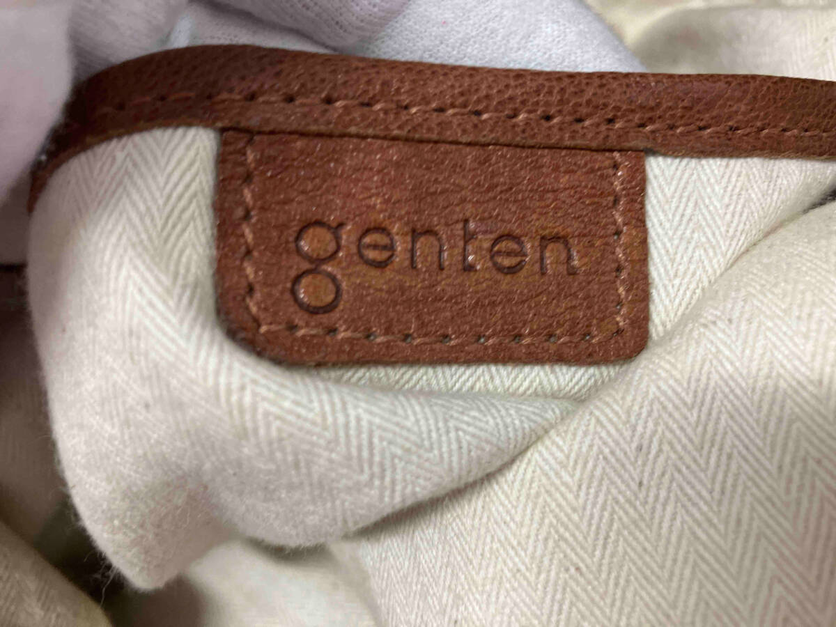 Yahoo!オークション - genten/ゲンテン/トートバッグ/ブラウン/レザー