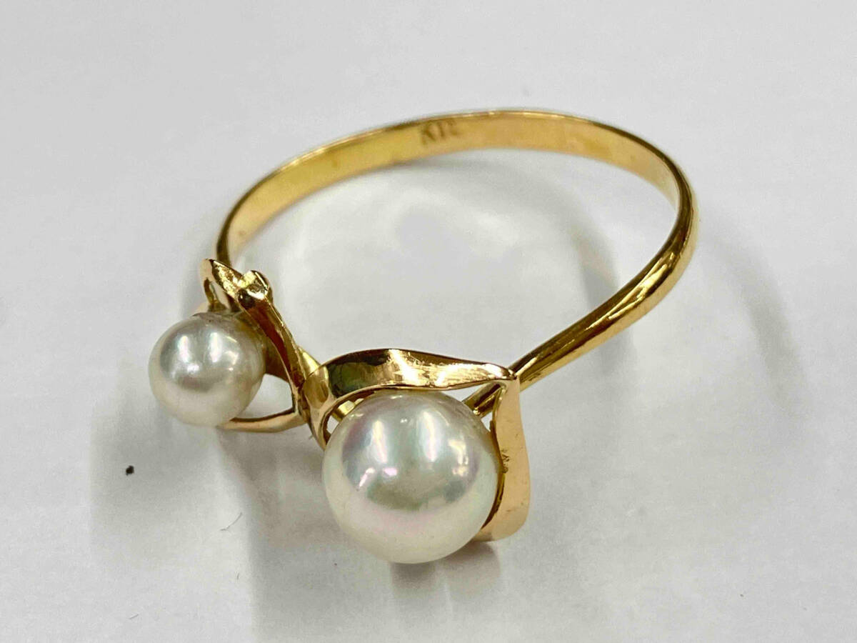 Yahoo!オークション - K18 ＃14 1.8g CS付 デザインリング