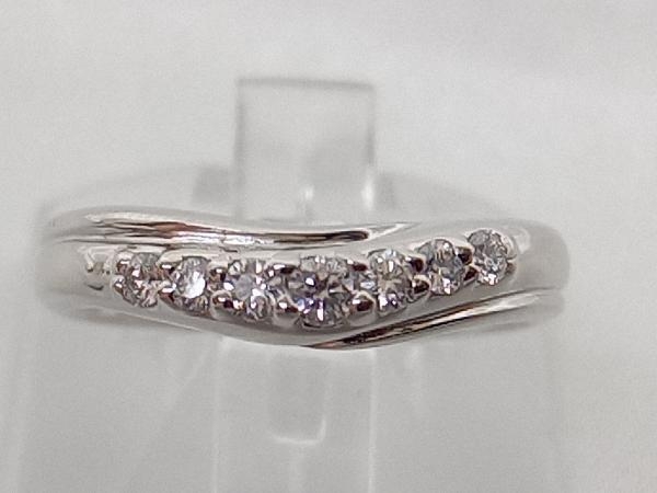 Yahoo!オークション - 新品仕上済み 【LANVIN／ Pt950】10号／ダイヤモ...