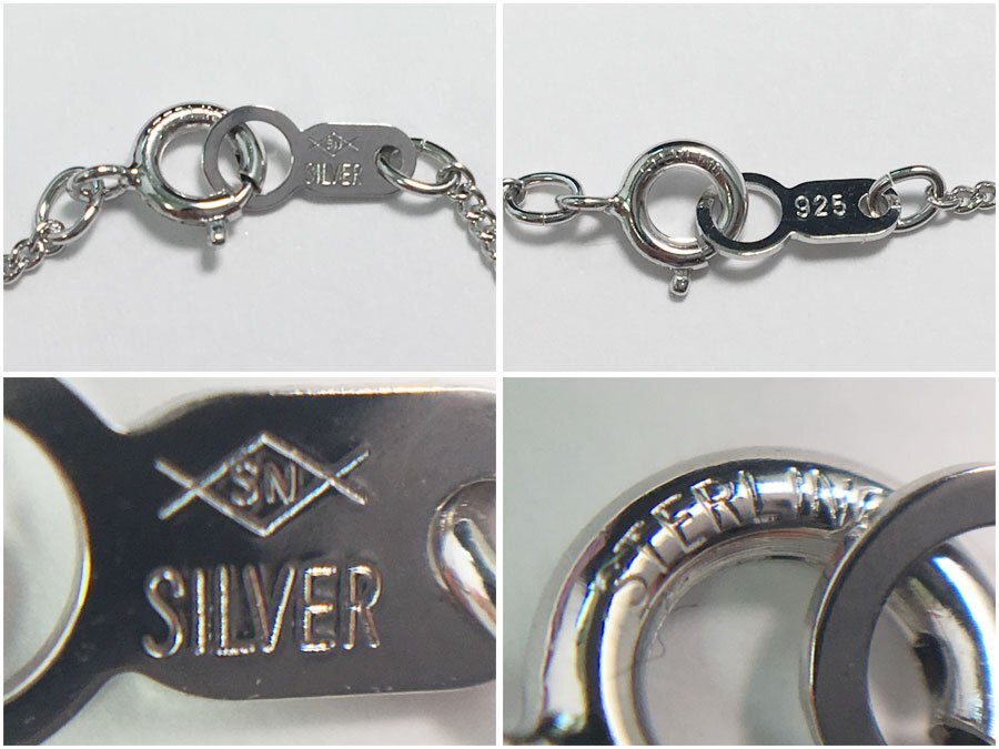 美品 田崎真珠 TASAKI ネックレス タサキマーク 留め具 SILVER 美品 田崎真珠 TASAKI ネックレス タサキマーク 留め具 SILVER