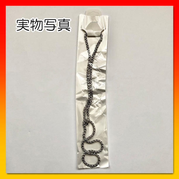 Yahoo!オークション - チェーンネックレス 4mm 60cm ステンレス メンズ...