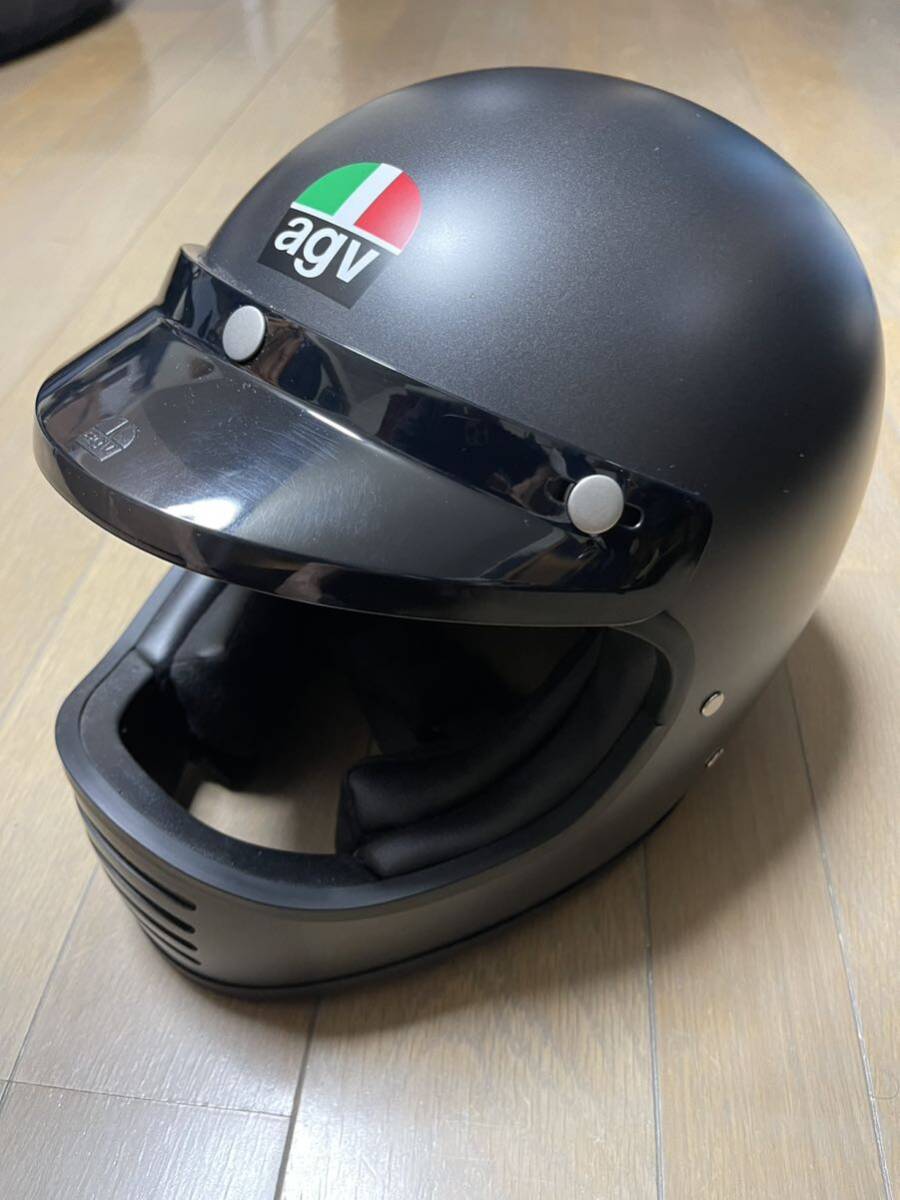 Yahoo!オークション - AGV X101 BLACK バイザー付き マットブラック ヘ...