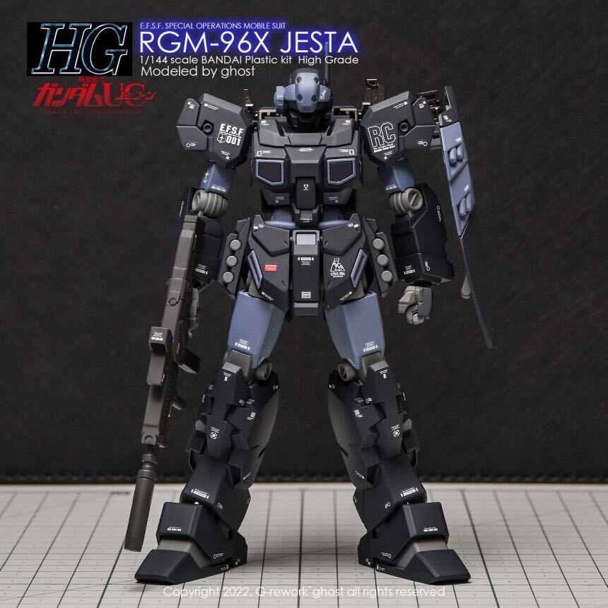 Yahoo!オークション - HGUC 1/144 RGM-96Xジェスタ専用水転写式デカー...