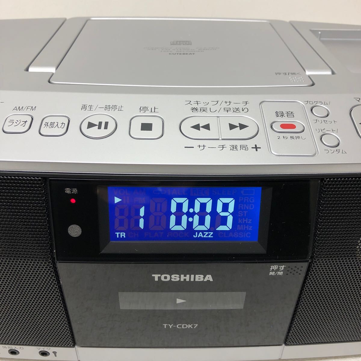 Yahoo!オークション - 0511B 東芝 TOSHIBA CDラジオ カセット レコーダ...