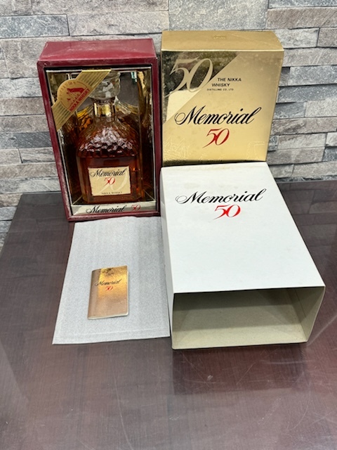 Yahoo!オークション - 1.NIKKA WHISKY Memorial50 ニッカ メモリアル50...