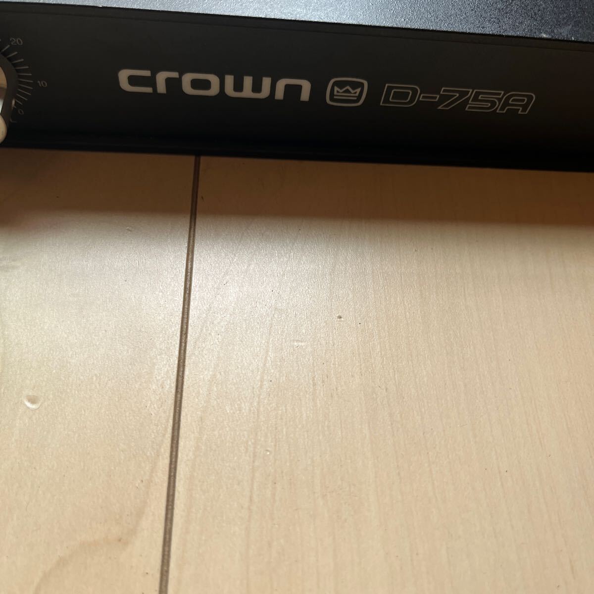 Yahoo!オークション - crown クラウン D-75A パワーアンプ MADE IN US...