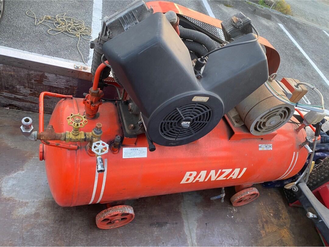 バンザイ BANZAI 200V 3.7kw エアーコンプレッサー OT-237PB(コンプレッサー)｜売買されたオークション情報、yahooの商品情報をアーカイブ公開 - オークファン ...