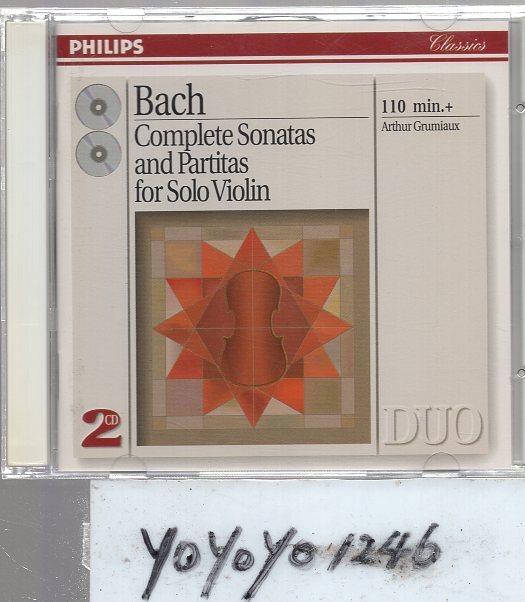 Yahoo!オークション - a807 J.S.バッハ コンプリート ソナタ＆パルティ...