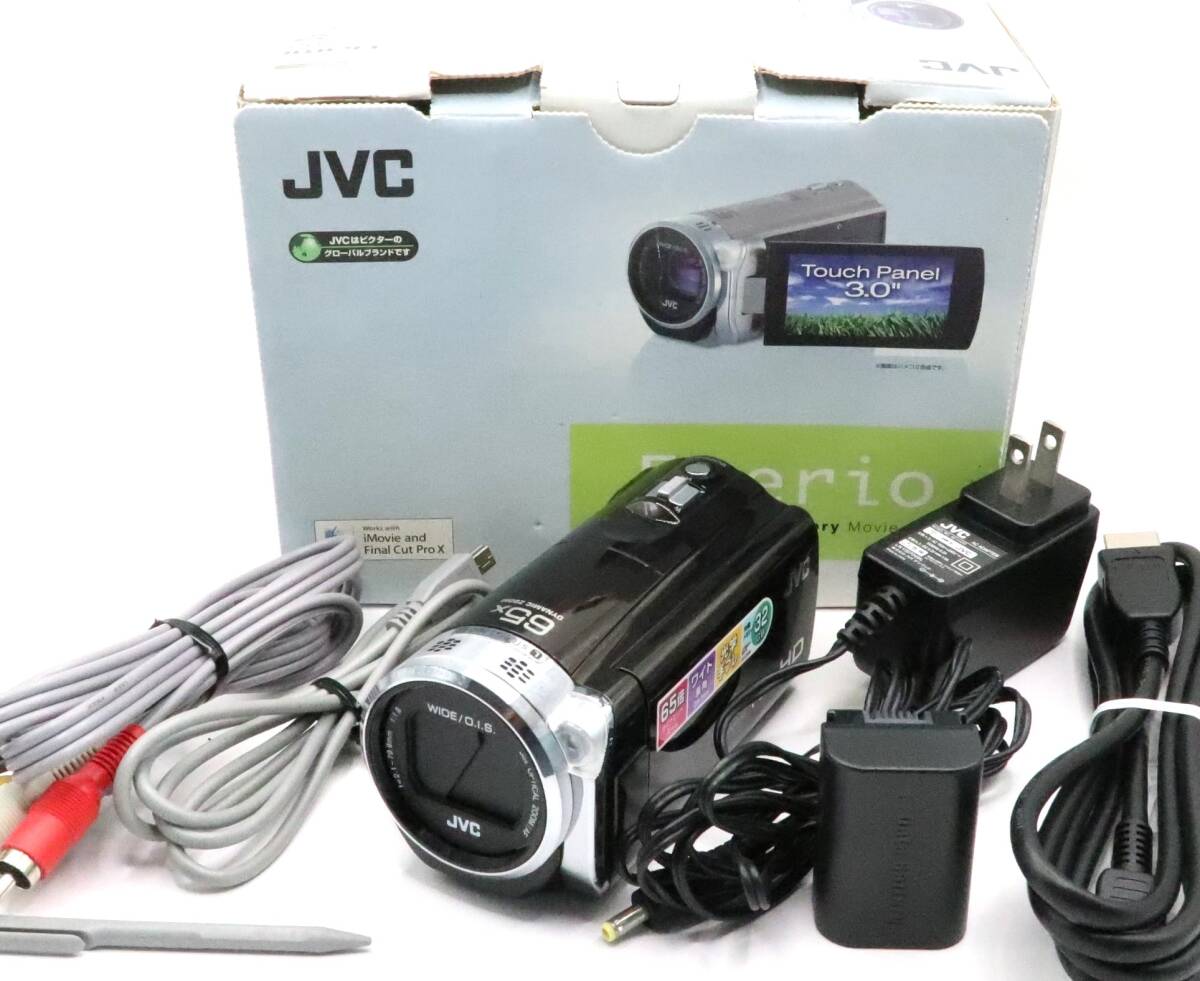 Yahoo!オークション - 実用品 JVC Everio GZ-E565-T 元箱付 #575