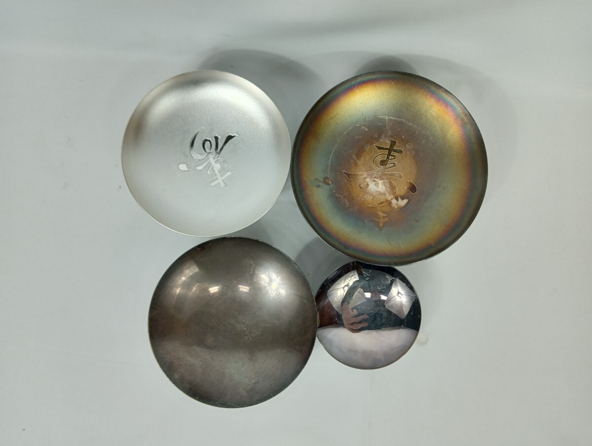 Yahoo!オークション - 純銀 銀盃 銀杯 4個セット 計254g 刻印有 SILVER...