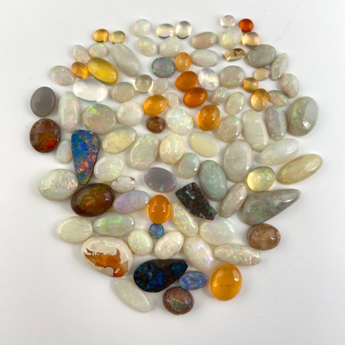 Yahoo!オークション - ルース 裸石 素材 まとめ売り オパール ルース 5...